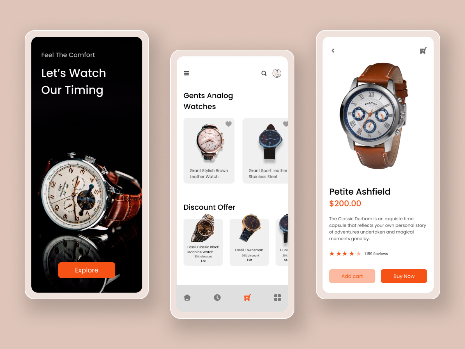 Watch Shop Mobile App by Md Rezoan khan on Dribbble