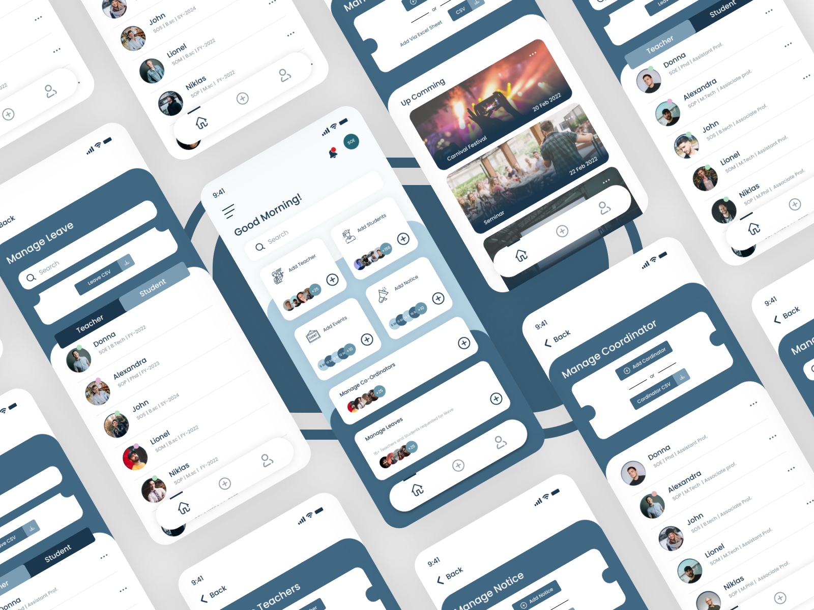 College Management App by Insightlancer on Dribbble