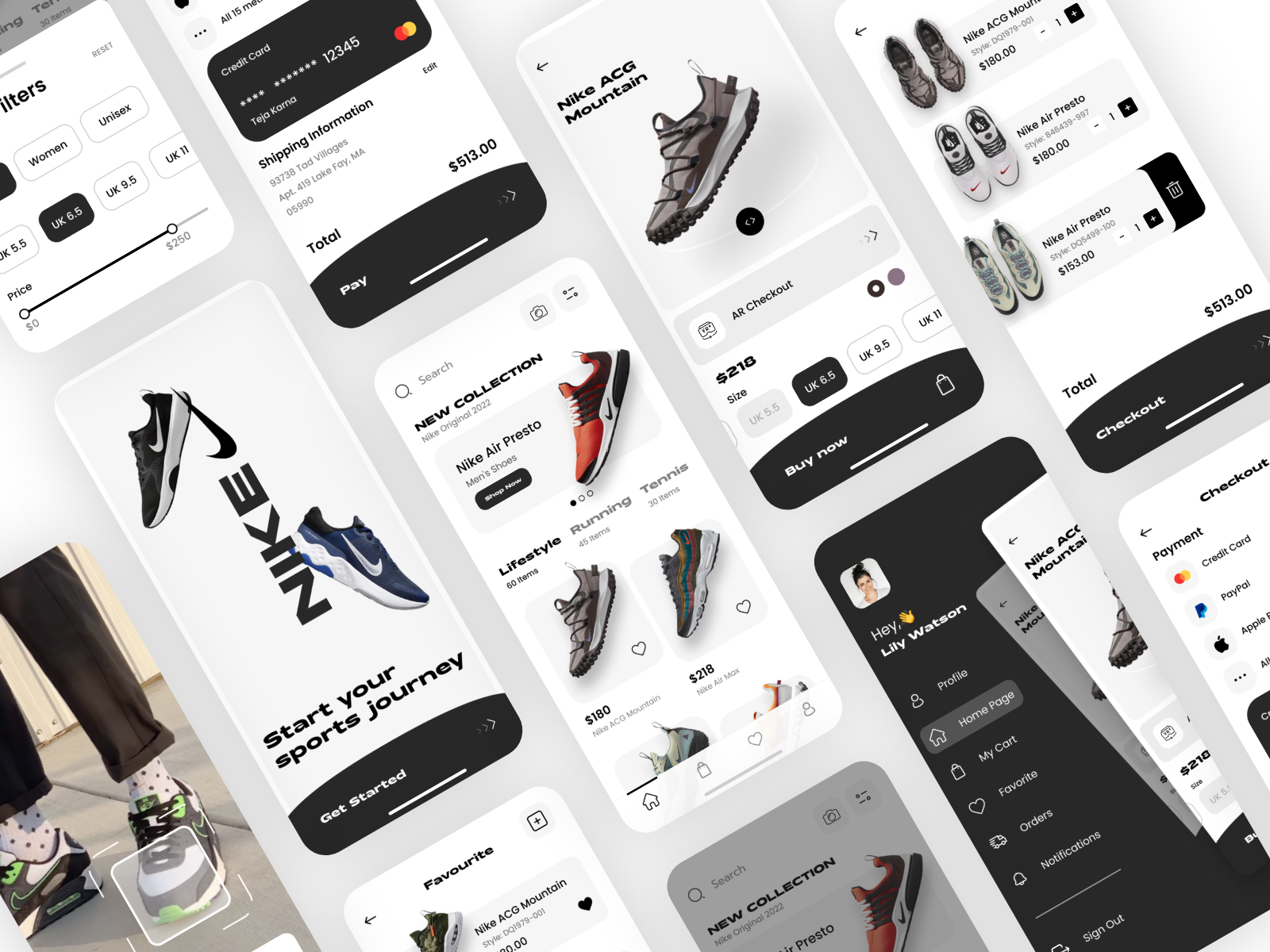 Nike Mobile Application UI/UX Redesign Concept by Insightlancer on Dribbble