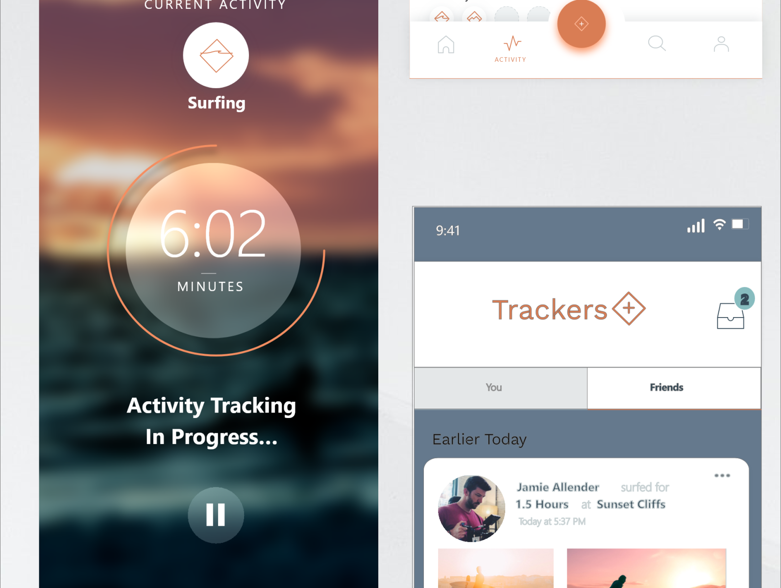 Trackers Screens by Samiya Ahsan on Dribbble