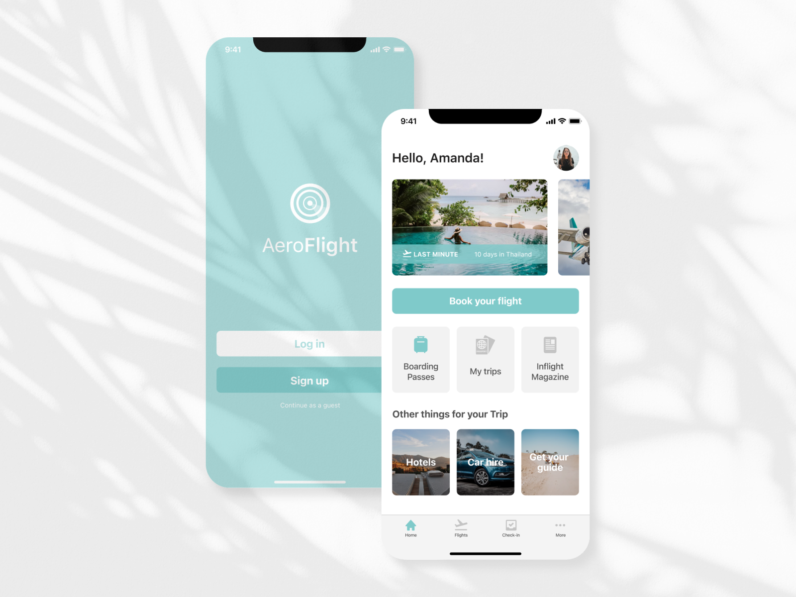 Flight Mobile App ️ by Amanda on Dribbble
