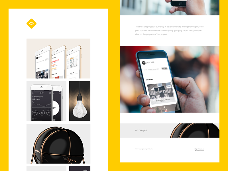 Signal Studios by Sean Geraghty on Dribbble