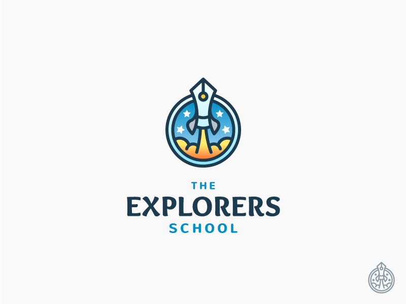 The Explorers School Logo by Dunja Milosev on Dribbble
