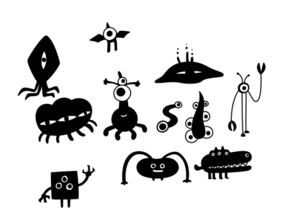 black monster by nemokan on Dribbble