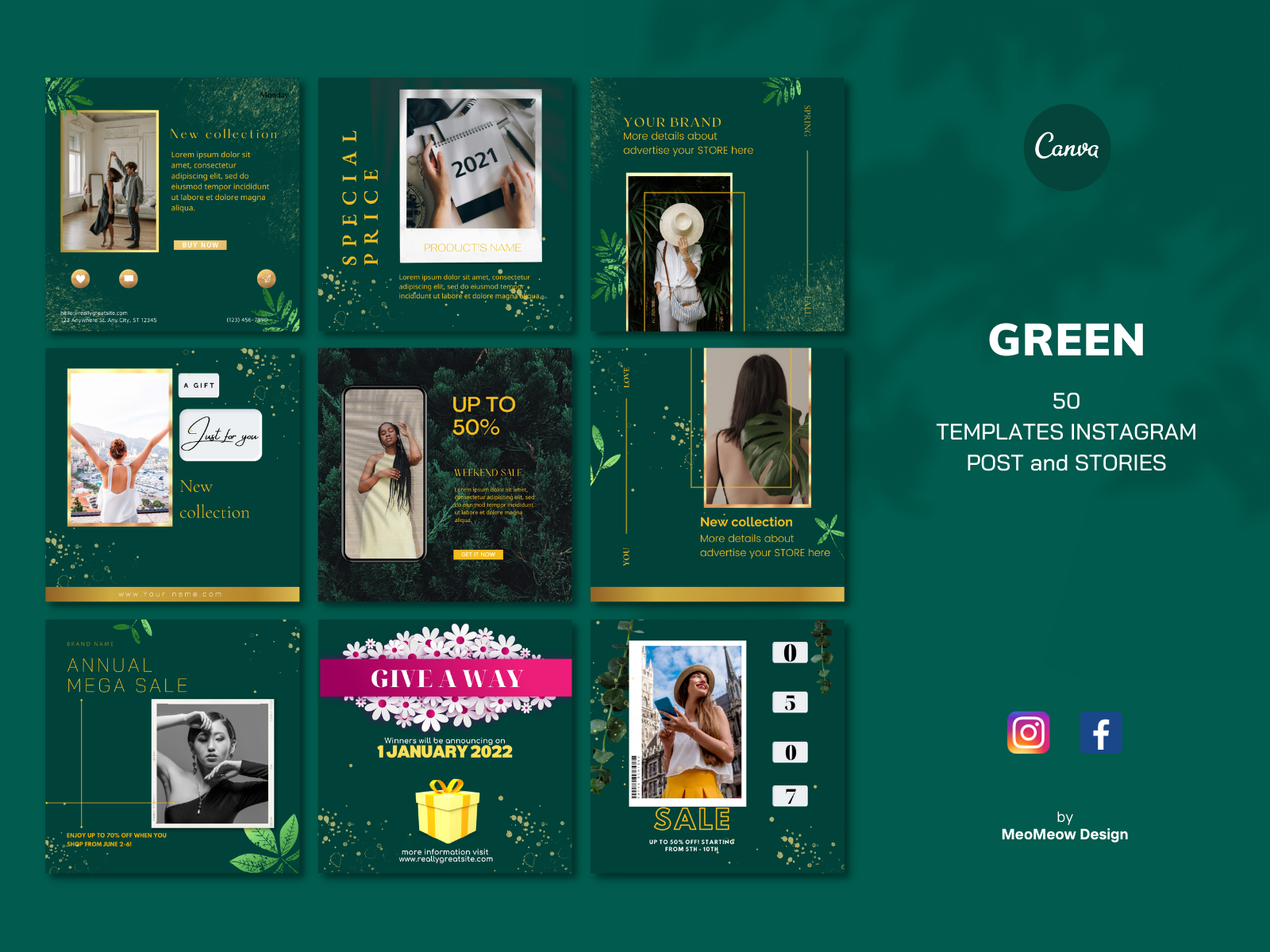 Instagram templates by PhamHiep.ds on Dribbble