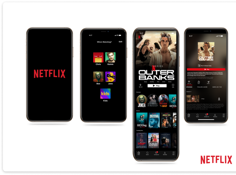 Netflix Design by Stephanie Duru on Dribbble