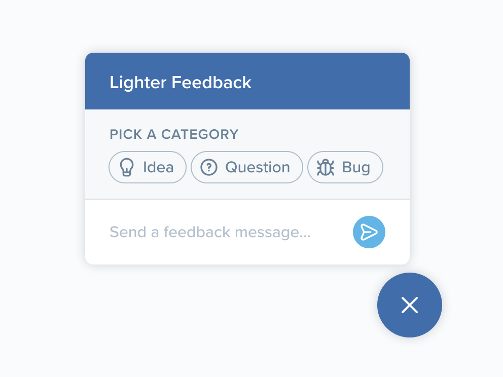 Feedback Widget by Seth Kasky on Dribbble