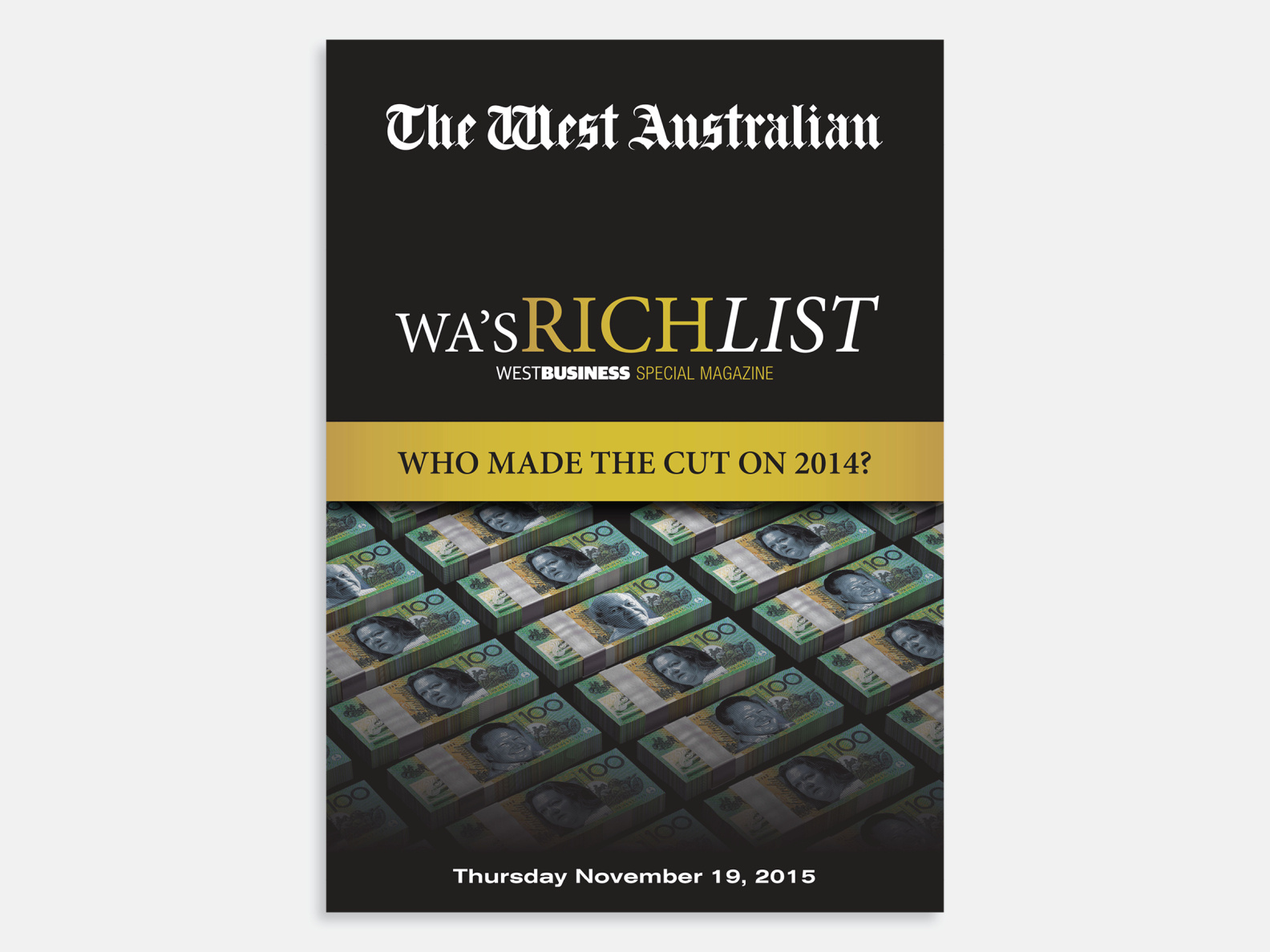 The Western Australian - Magazine Cover by John Lester Vaca on Dribbble