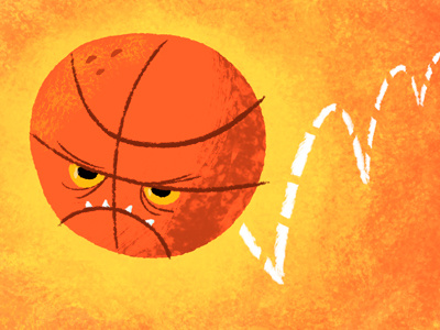 Foul ball by Troy Cummings on Dribbble