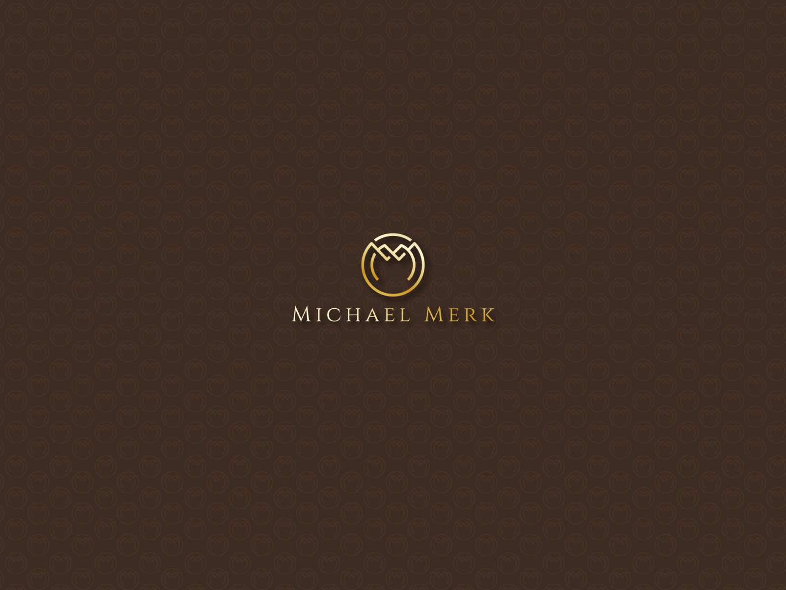 "Michael Merk" logo by Aleksandr on Dribbble