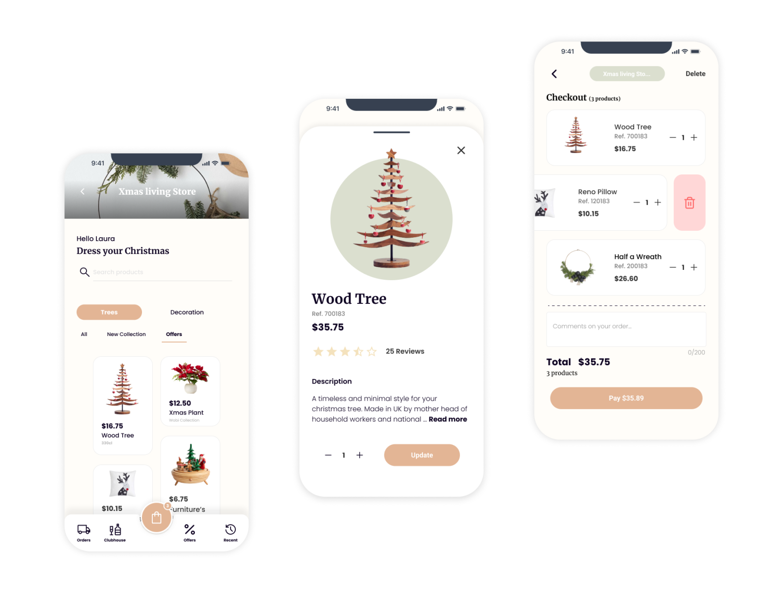 Christmas App 🎅🏻 by Karen Mondragón on Dribbble