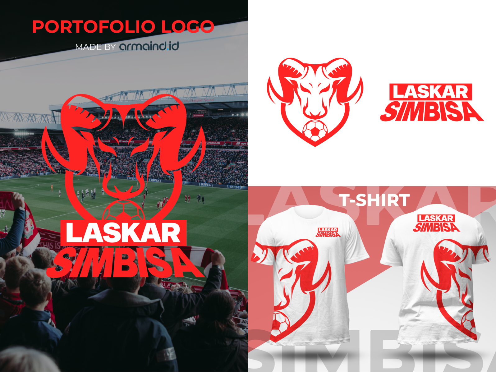 Logo Community Football Supporter by Armaind ID on Dribbble