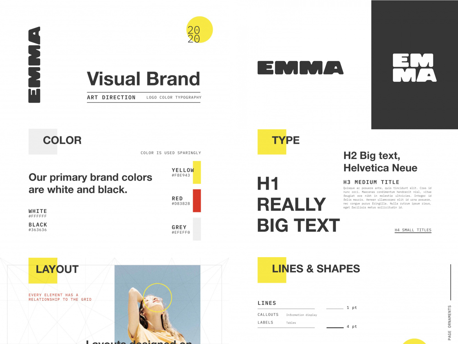 Emma Creative Branding by Bon Mosey on Dribbble