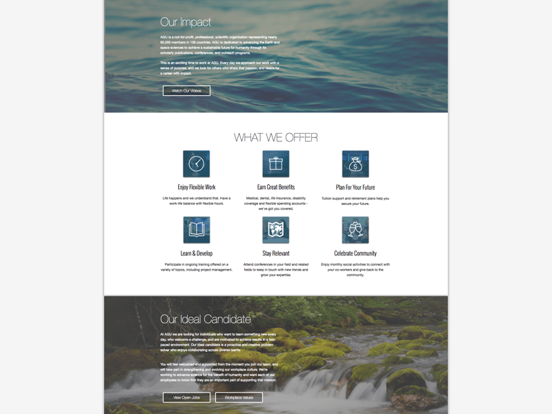 Simple Sections by Jessica Zweifel on Dribbble