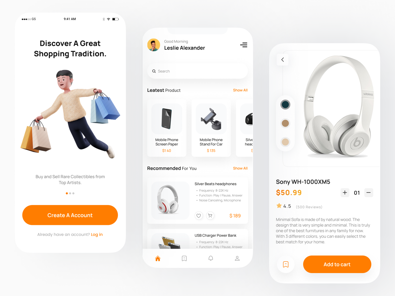Trendy E-commerce App UI Design by Yousuf Sharker on Dribbble