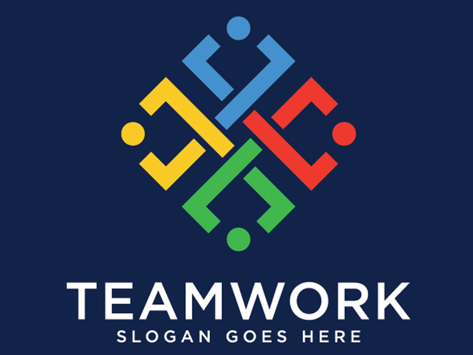 Teamwork Logo Design for Client by Saqib Hussain on Dribbble