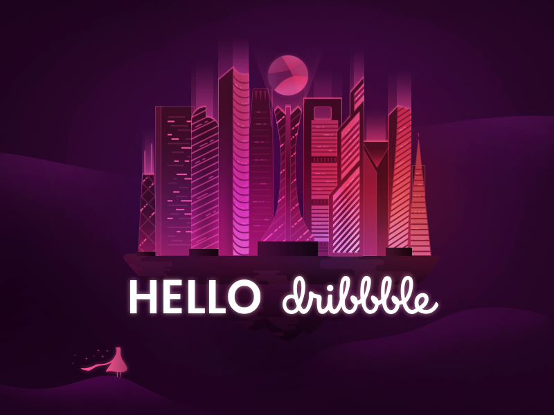 Hello Dribbble by Rita on Dribbble