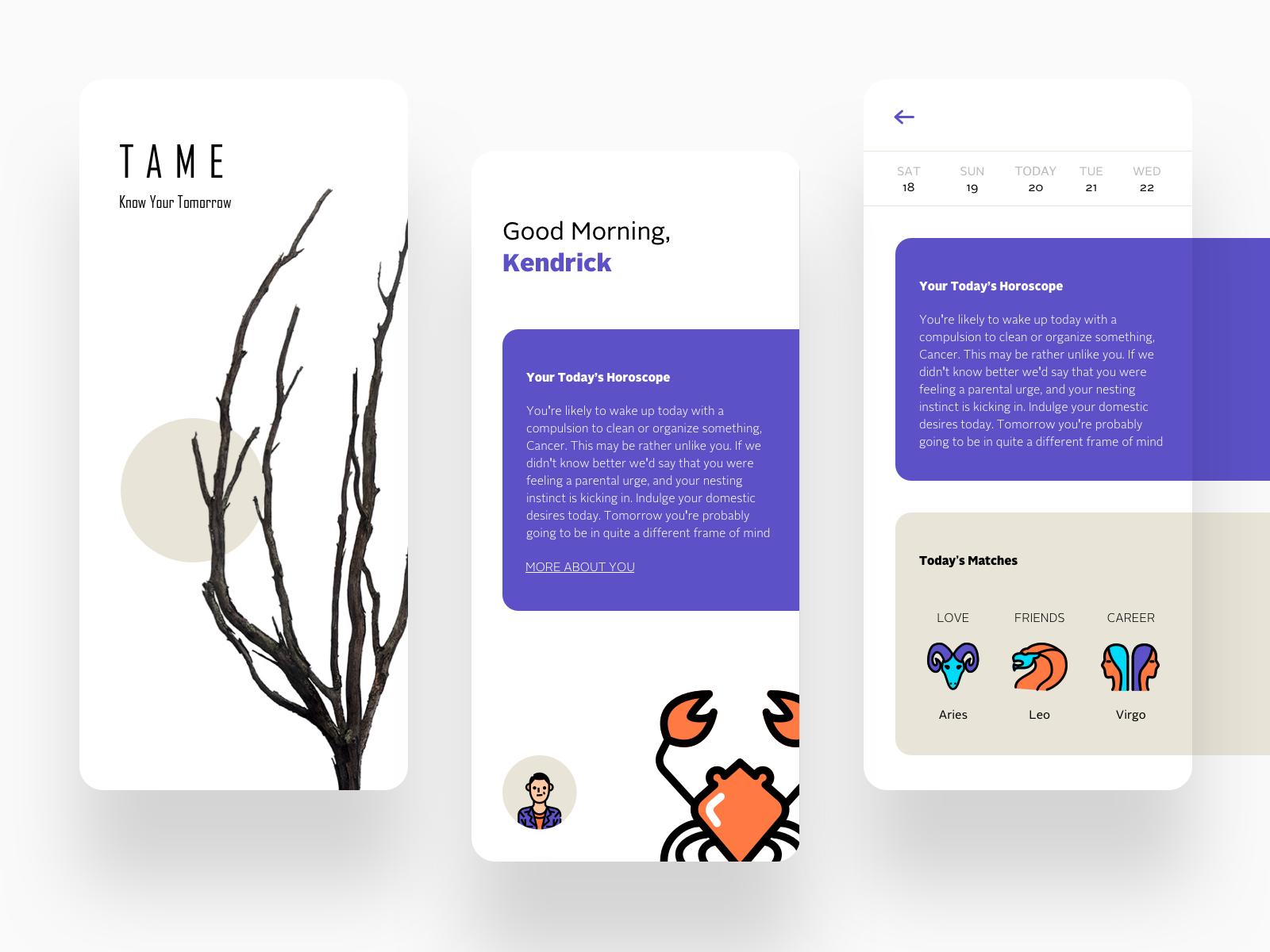 Tame by Ashutosh Nirwan on Dribbble