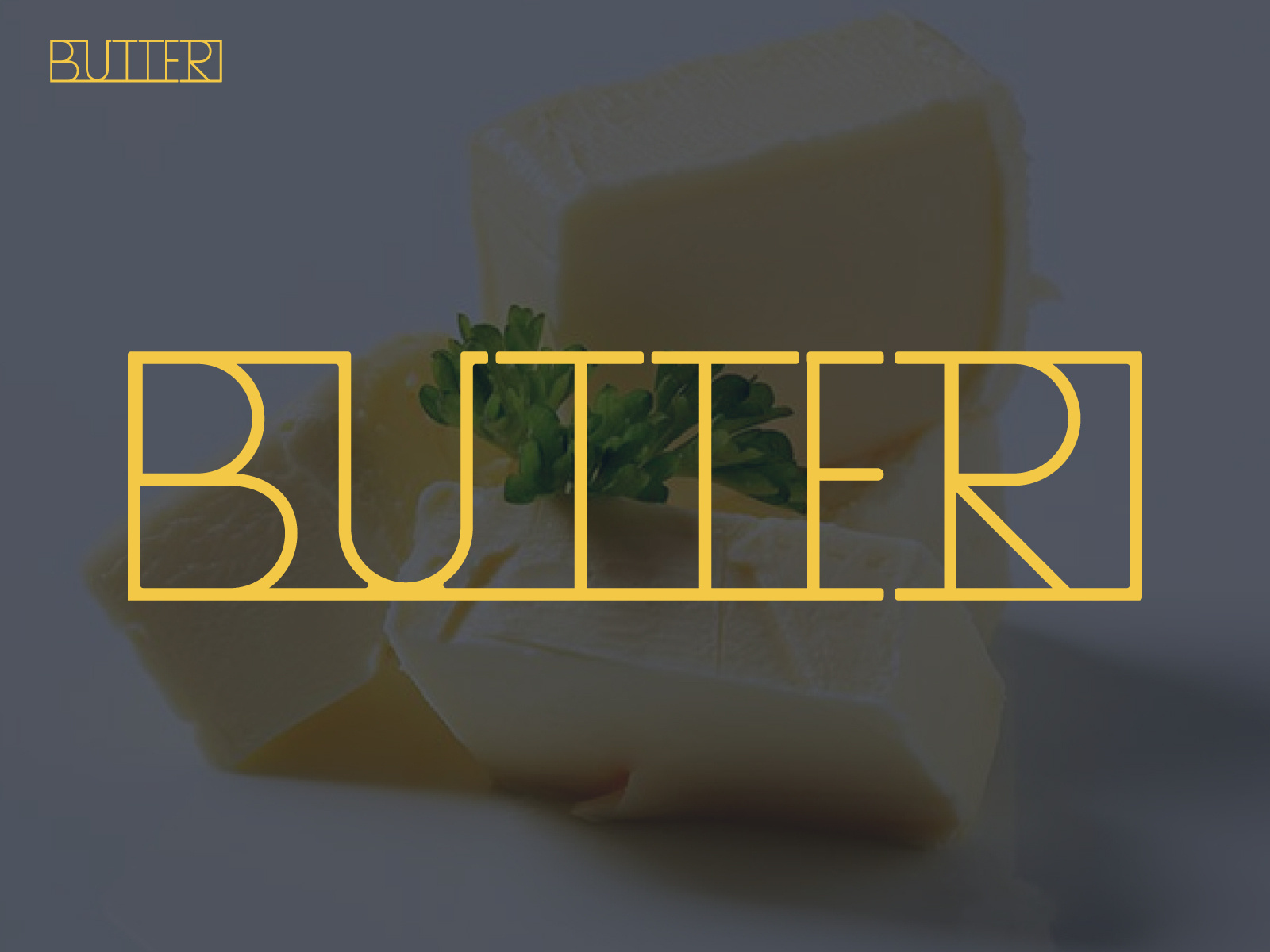 Butter Logo by Nezam Uddin on Dribbble