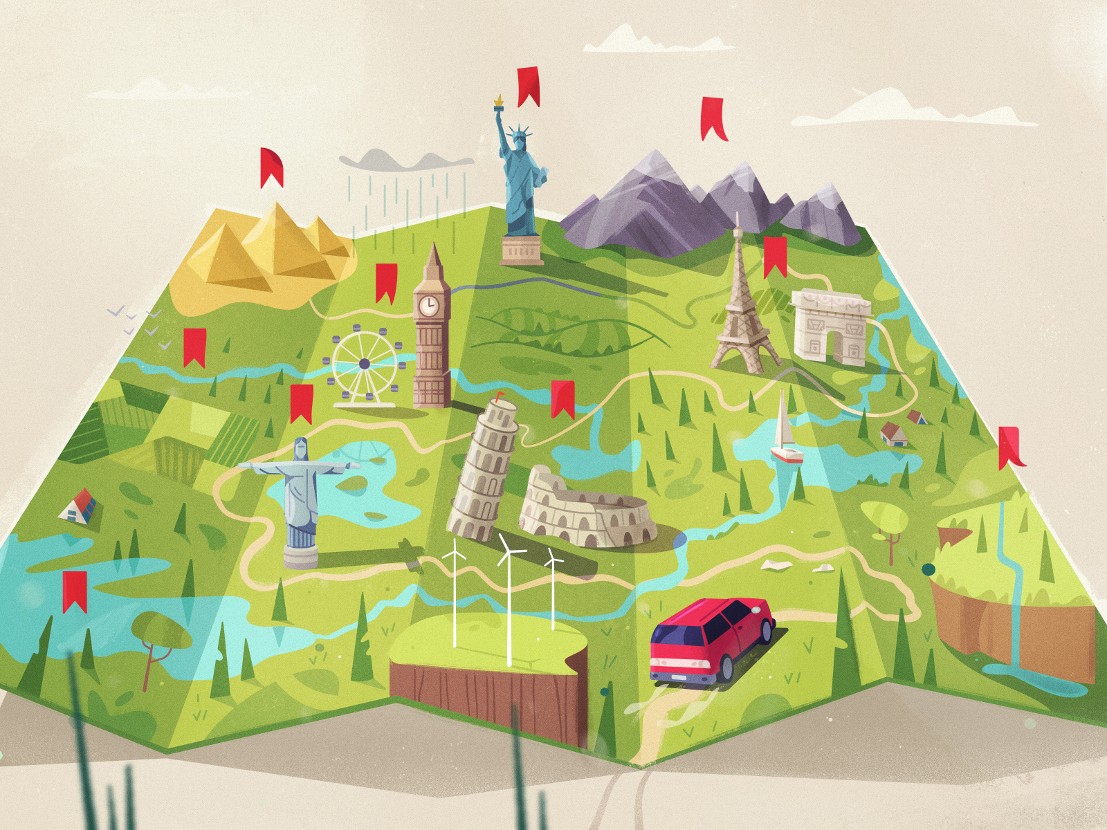 Route by Dima Moiseenko on Dribbble