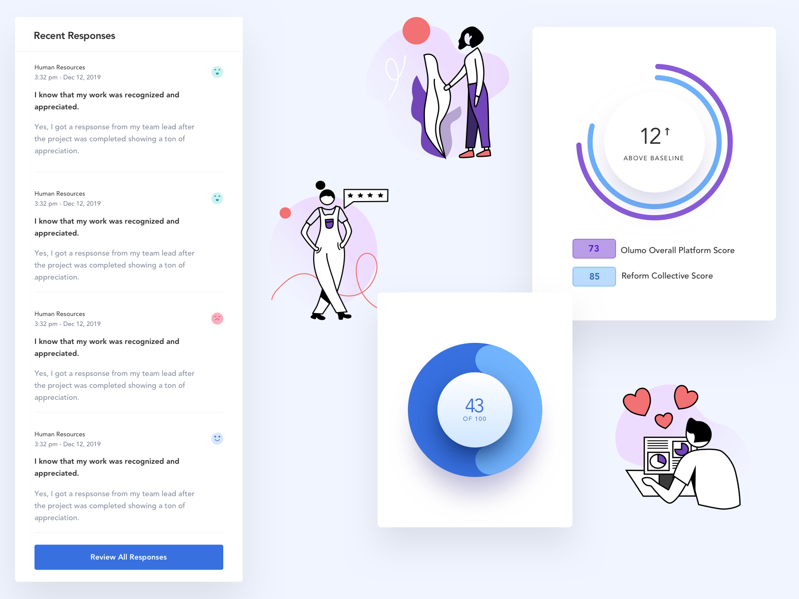 Employee Experience Illustrations by Kiel Cummings for Reform ...