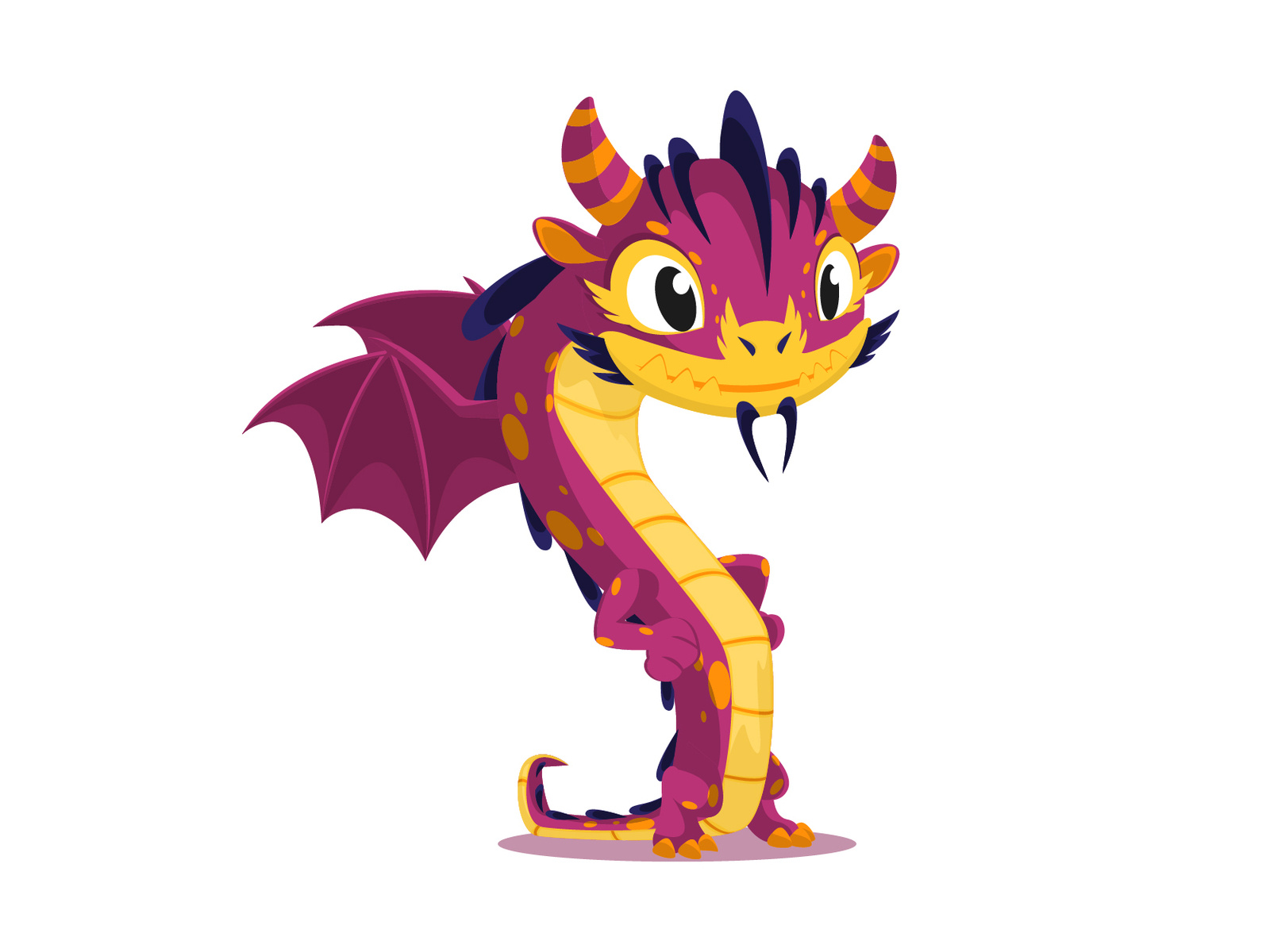 Dragon character by Viacheslav M. on Dribbble