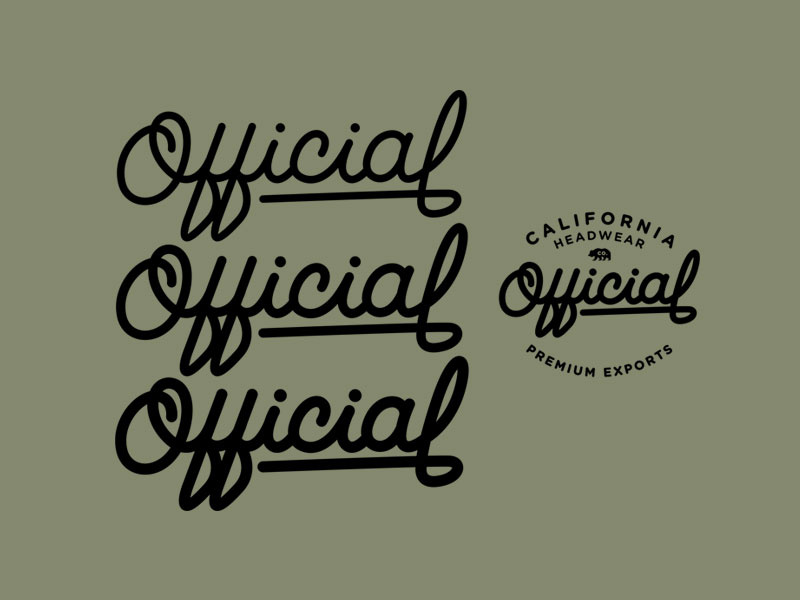Official Script by Scott Fuller on Dribbble