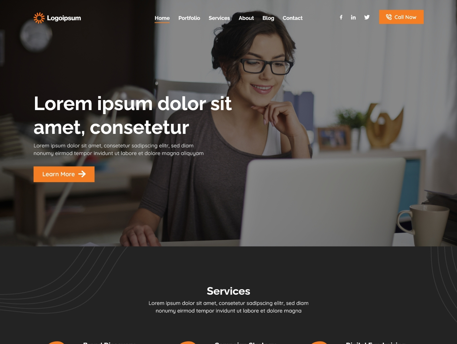 Digital Marketing Agency Web Design by Arjun Aravind on Dribbble