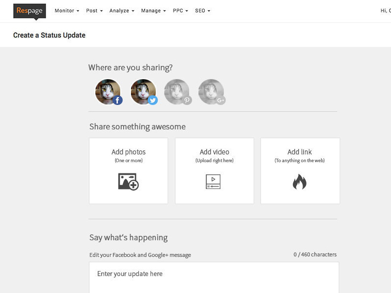 Social Media Posting UI/UX by Chris Karnes on Dribbble
