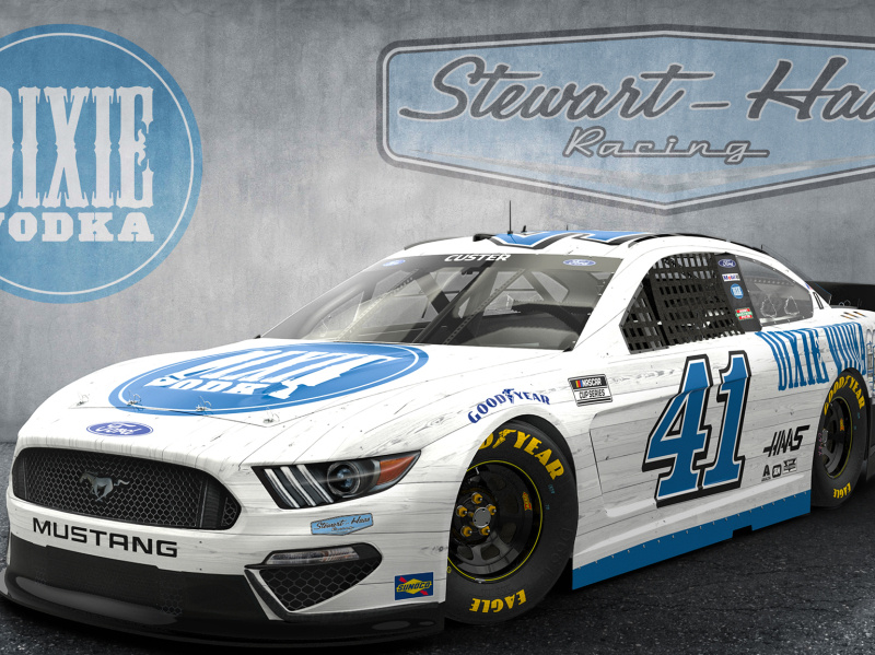 Dixie Vodka NASCAR Ford Mustang Cup Car 3D Render by Justin Jacobs on ...