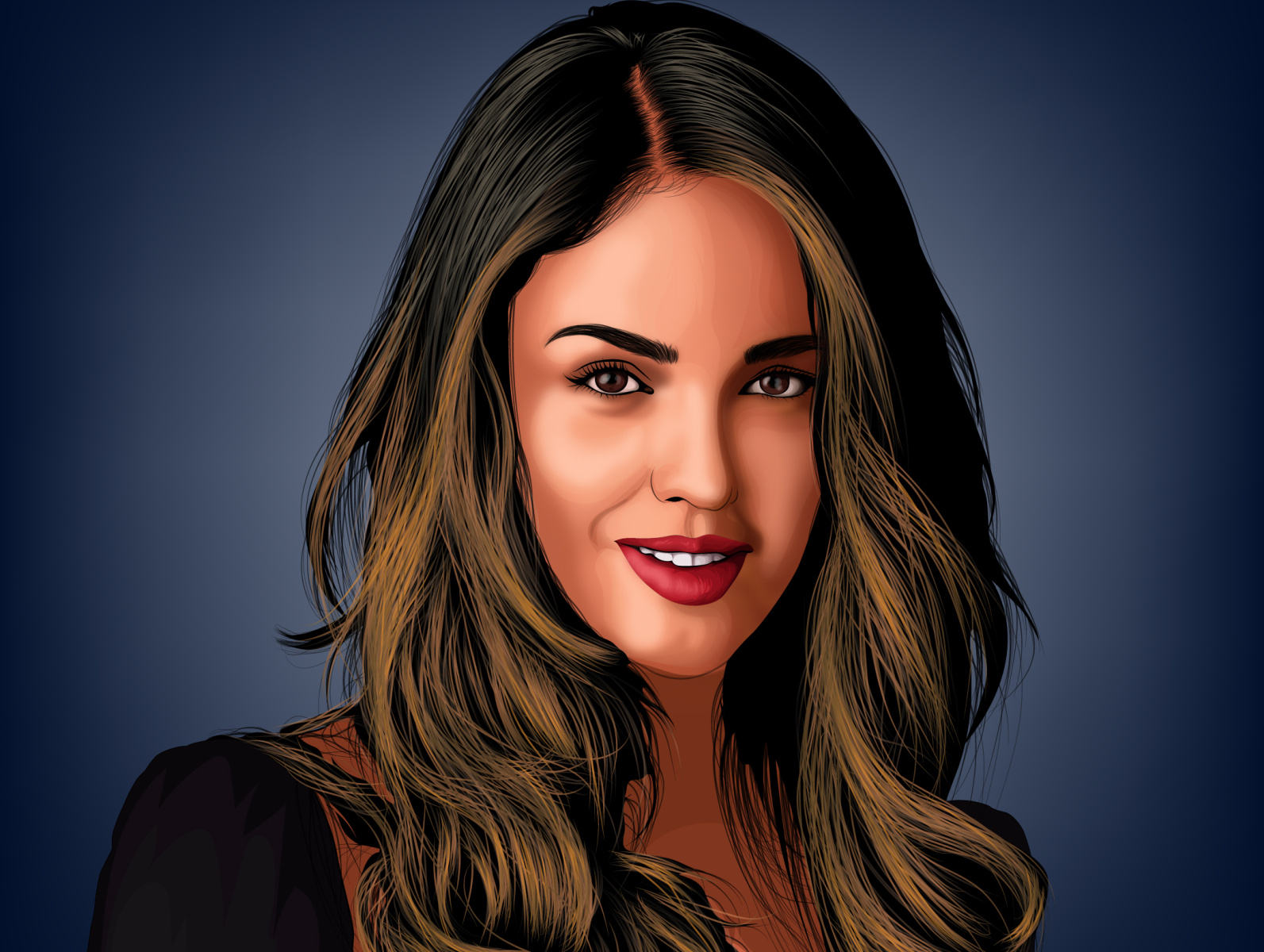 Digital Art | Vector Portrait by Sagor Karmoker ( sumit ) on Dribbble