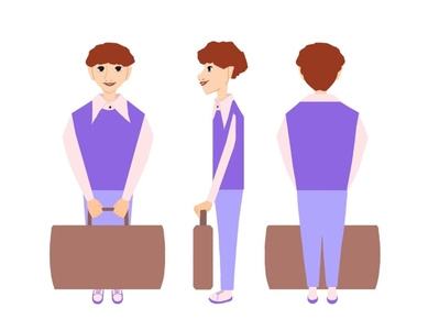 Character turnaround by Suniscollin Studio on Dribbble