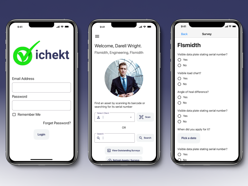iChekt - Mobile App UI Design by Ubaid Ziad on Dribbble