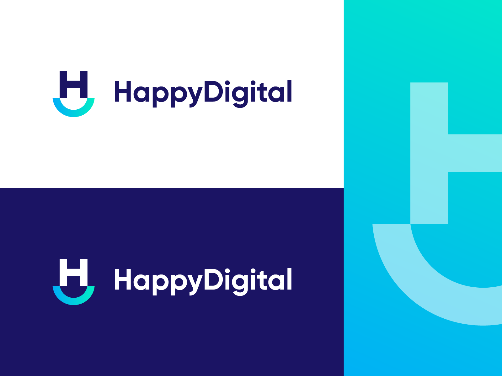 HappyDigital – Logo Design Concept | definingeverthing