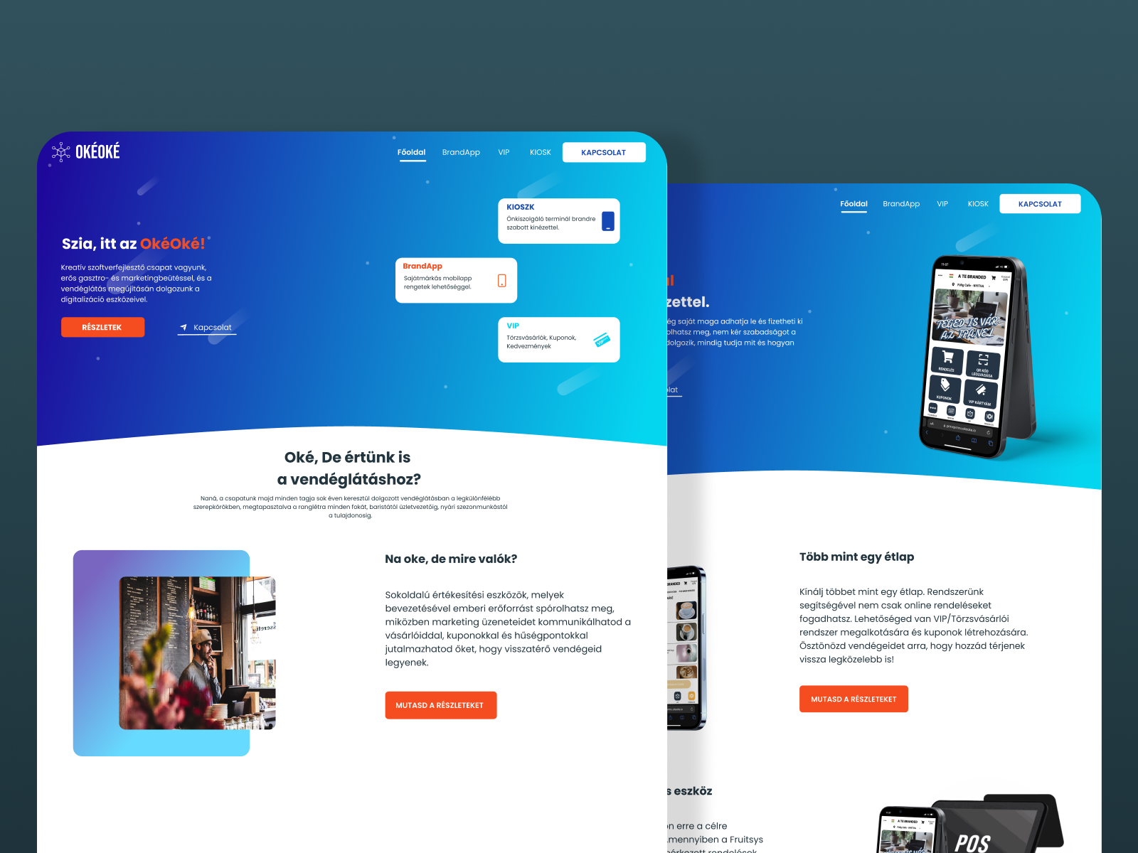 OkéOké Tech Company website by Gergő Szabó on Dribbble