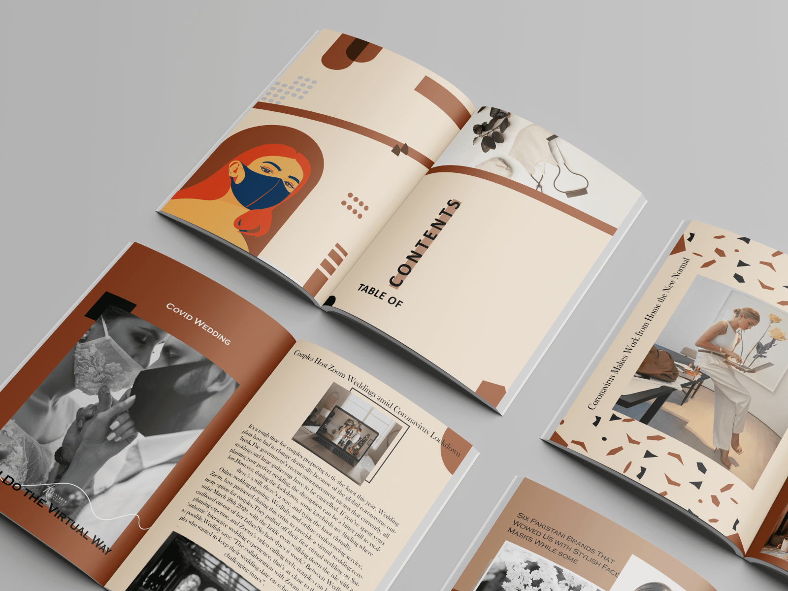 Magazine Design by Muqadas Abbas on Dribbble