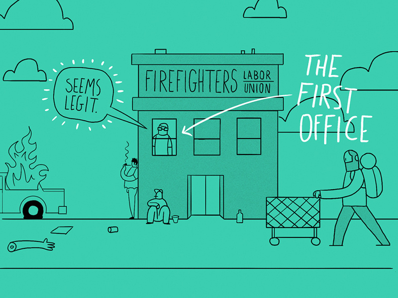 FUN: New Office by Aaron Ray on Dribbble