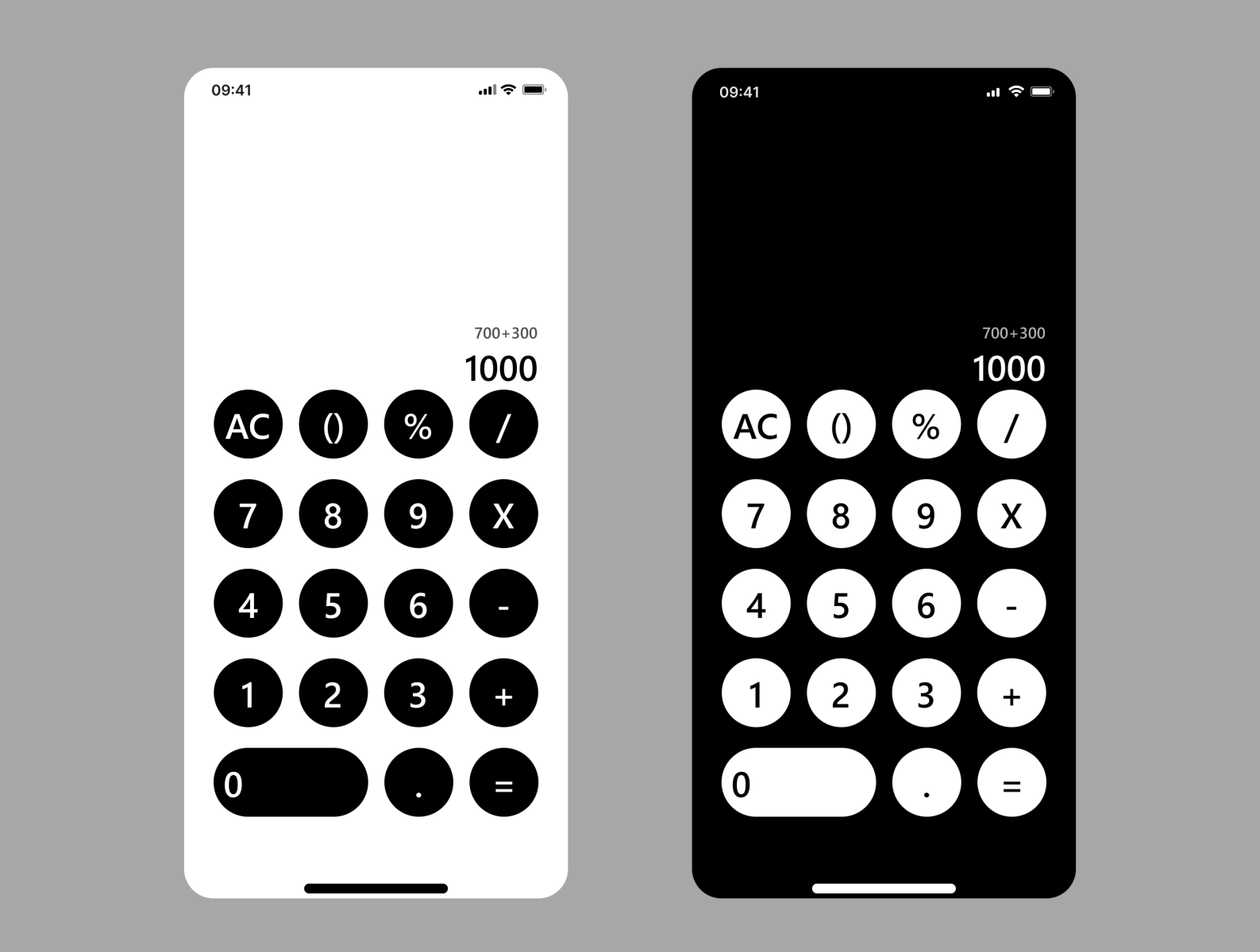 Daily UI Day 4: Calculator by Omotayo Olutekunbi on Dribbble