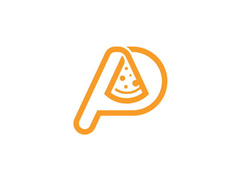 Letter P Pizza Logo by Pixes on Dribbble