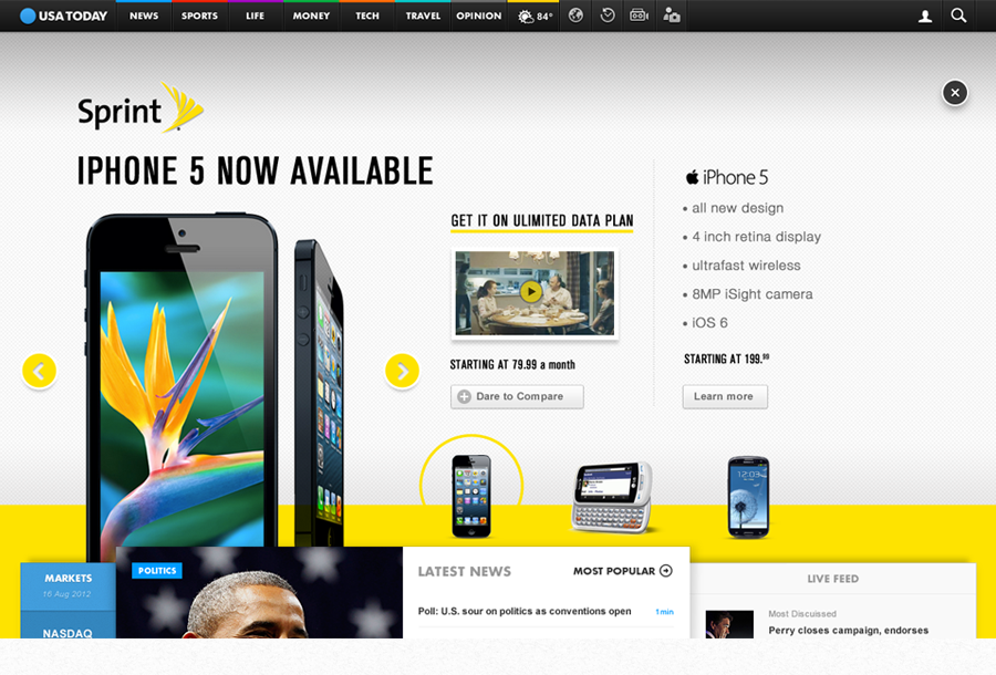 Sprint Ad Solutions by Galina on Dribbble