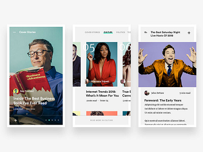 Stories UI | Concept by Matt Herrmann on Dribbble