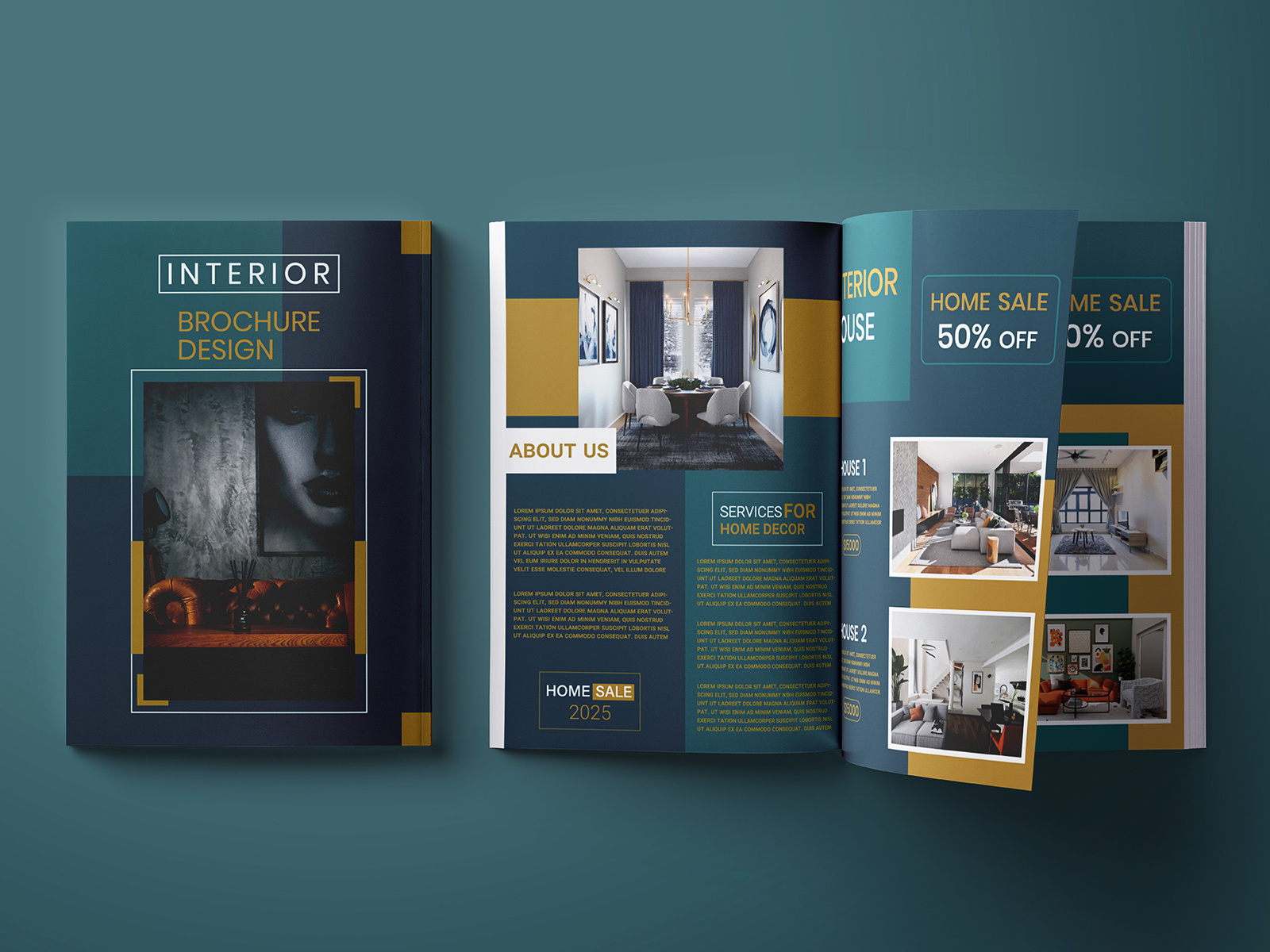 Interior Business Brochure Design by Xavier Anik Gomez on Dribbble