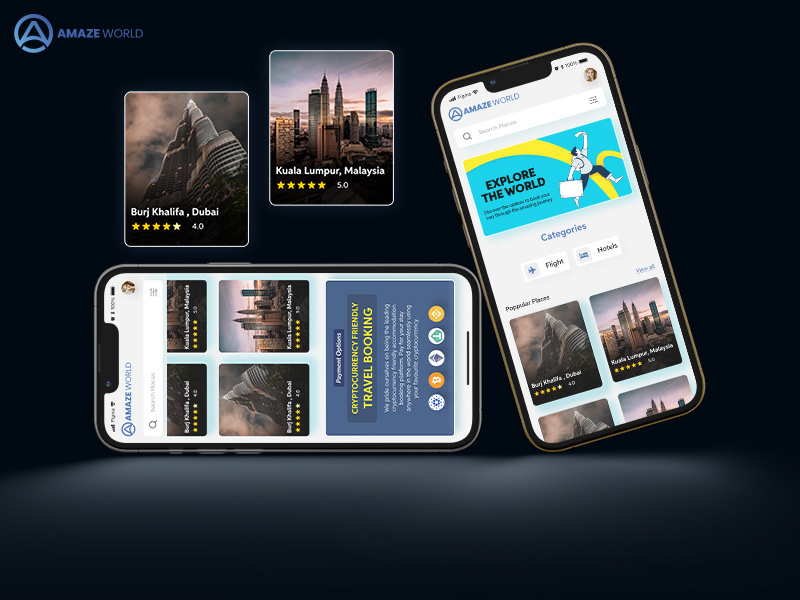 Amaze World Mobile App ui. by Himanshu Rathod on Dribbble