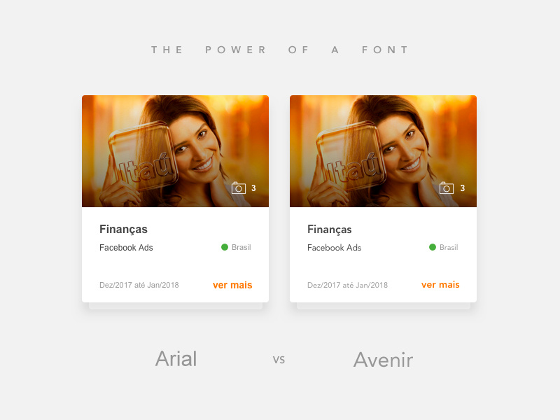 Font Comparison by Jeff Silva on Dribbble