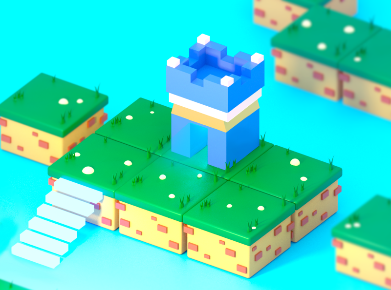 3d tiles by katrin on Dribbble