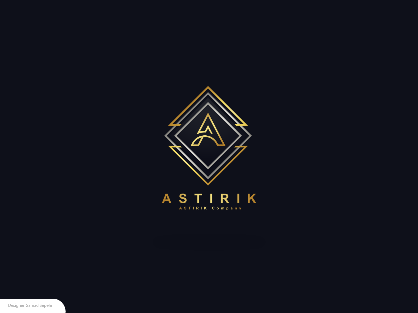 Astrik logo by Samad Sepehri on Dribbble