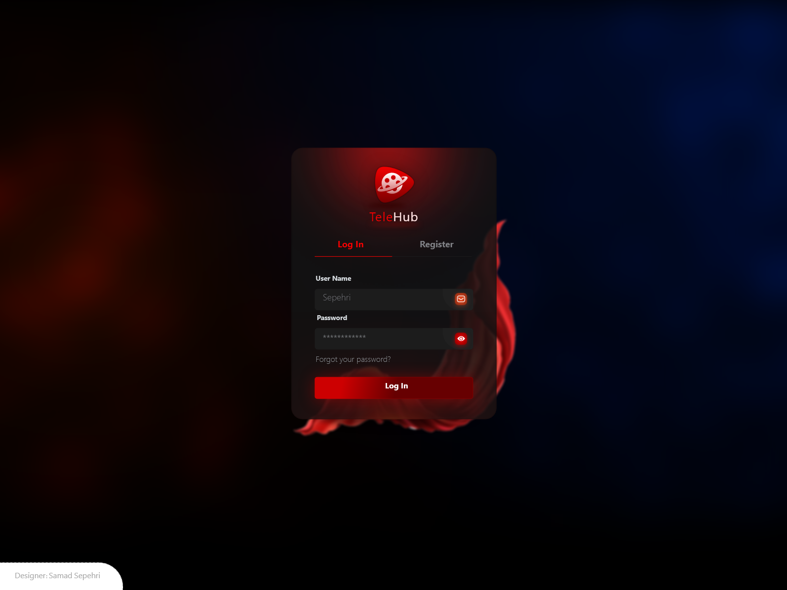 Telehub Login by Samad Sepehri on Dribbble