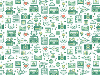 Content Pattern by Marina Sekerina on Dribbble