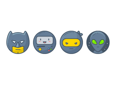 Bot Avatars by Marina Sekerina on Dribbble