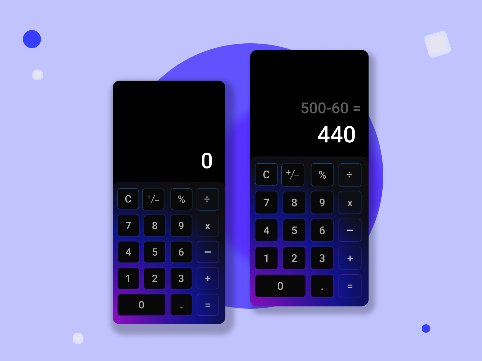 Calculator App Design Concept by Rohan Arora on Dribbble